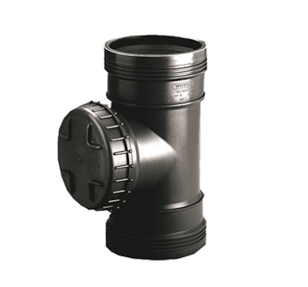 PP Ontstoppings T-stuk met Deksel Mof-Mof - Duurzaam en Betrouwbaar ...